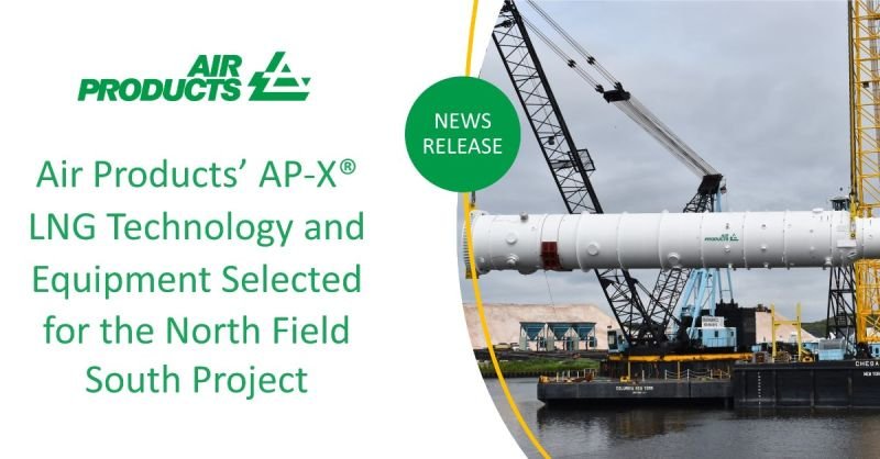 Air Products awarded North Field South LNG process trains