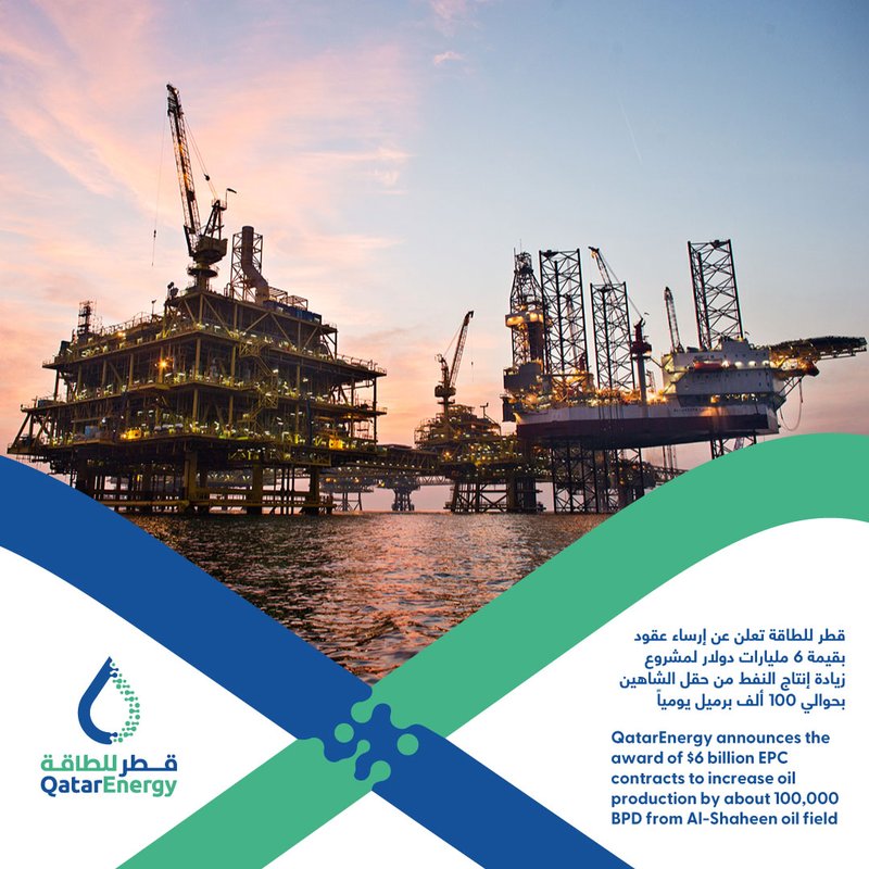 Qatarenergy awarded four EPC contracts worth $6 billion for Al- Shaheen ...